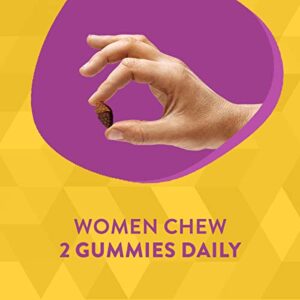 Nature’s Way Alive! Women’s Gummy Multivitamins, Vitamins & Minerals, Supports Whole Body Wellness*, Vegetarian, Mixed Berry Flavored, 130 Gummies