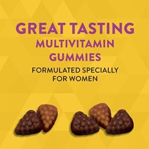 Nature’s Way Alive! Women’s Gummy Multivitamins, Vitamins & Minerals, Supports Whole Body Wellness*, Vegetarian, Mixed Berry Flavored, 130 Gummies