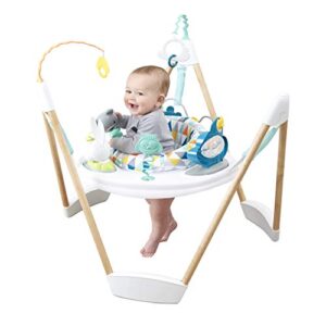 Evenflo Exersaucer Wood Frame Jumper, Woodland Wonder