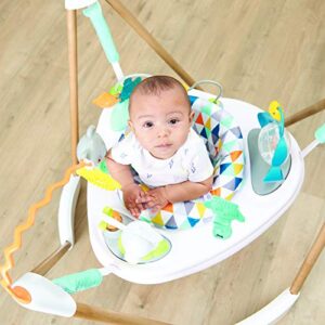 Evenflo Exersaucer Wood Frame Jumper, Woodland Wonder