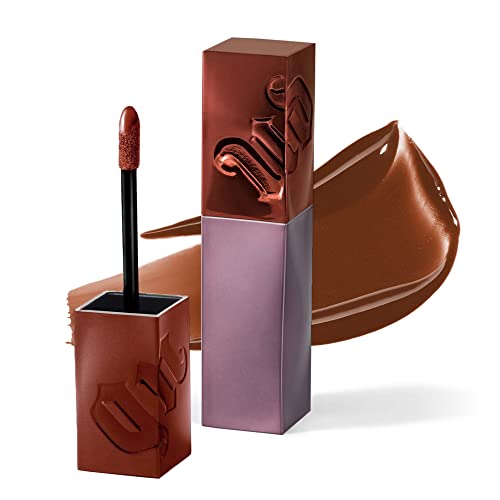 URBAN DECAY Vice Lip Bond - Glossy Full Coverage Liquid Lipstick - Long-Lasting One Swipe Color - Smudge-Proof - Transfer-Proof - Water-Resistant - High Shine Finish – Law of Attraction, 0.2 oz