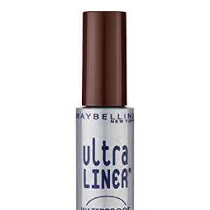 Maybelline New York Ultra Liner Waterproof Liquid Eyeliner, 302 Dark Brown, 0.25 fl. oz.