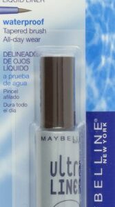 Maybelline New York Ultra Liner Waterproof Liquid Eyeliner, 302 Dark Brown, 0.25 fl. oz.