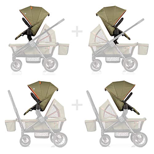 Evenflo Pivot Xplore Stroller Wagon Second Seat, Gypsy Olive Green