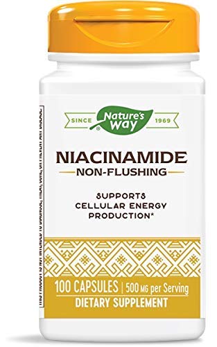 Nature's Way Niacinamide 500mg, Pack of 3