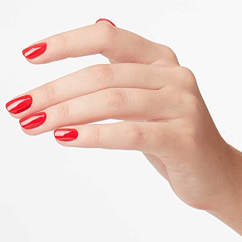 OPI Infinite Shine 2 Long-Wear Lacquer, Cajun Shrimp, Red Long-Lasting Nail Polish, 0.5 fl oz