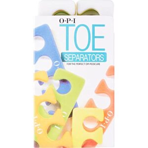 opi toe separators, pedicure essentials, 6 count