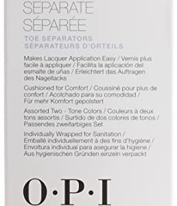 OPI Toe Separators, Pedicure Essentials, 6 Count