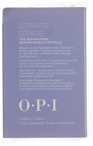 OPI Toe Separators, Pedicure Essentials, 6 Count