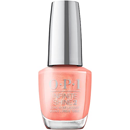 OPI Infinite Shine Long-Wear Lacquer, Data Peach, Pink OPI Long-Lasting Nail Polish, me myself and OPI Spring ‘23 Collection, 0.5 fl oz.