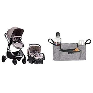 evenflo pivot modular travel system with universal stroller organizer