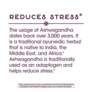 Natures Way Ashwagandha Standardized Extract 60 Vcaps ( 2 PACK )