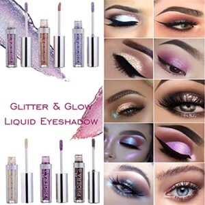 KDOWES Liquid Eyeshadow, Waterproof Glitter Shimmer Sparkle Eye Stick Easy To Wear Long Lasting Eyeliner Eye Pencil Makeup Cosmetics(A101)