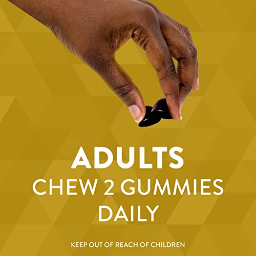 Nature’s Way Ashwagandha Gummies, Reduces Stress*, Adaptogenic Herb*, 125 mg Per Serving, Berry Flavored, 90 Gummies