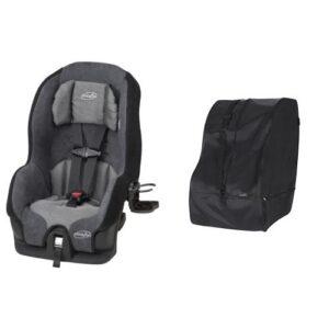 evenflo tribute lx convertible car seat, saturn with car seat travel & storage bag