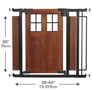 Evenflo Barn Door Walk-Thru Gate (Farmhouse Collection)