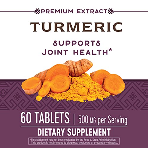 Nature's Way Premium Turmeric Extract, Joint Health Support* Supplement, Vegan, 60 Tablets