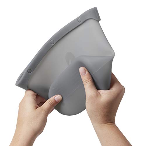 Silicone Steam Sanitizing Bag, Grey