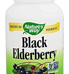 Nature's Way Black Elderberry 100 capsules Pack of 3