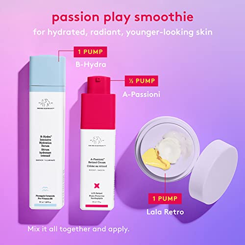 Drunk Elephant Lala Retro Whipped Cream. Replenishing Moisturizer for Skin Protection and Rejuvenation. 1.69 Ounce. - Lala Whipped Cream 50 Milliliters