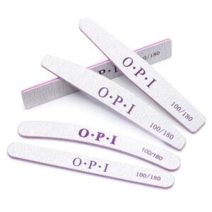 opi professional nail file 100/180 grit 25 pcs diamond shape