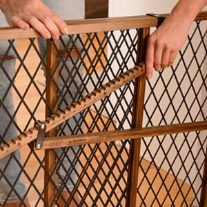 Position & Lock Baby Gate, Pressure-Mounted, Farmhouse Collection