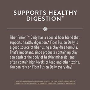 Nature's Way Fiber Fusion Daily Supplement, Digestive Support*, 150 Vegan Capsules