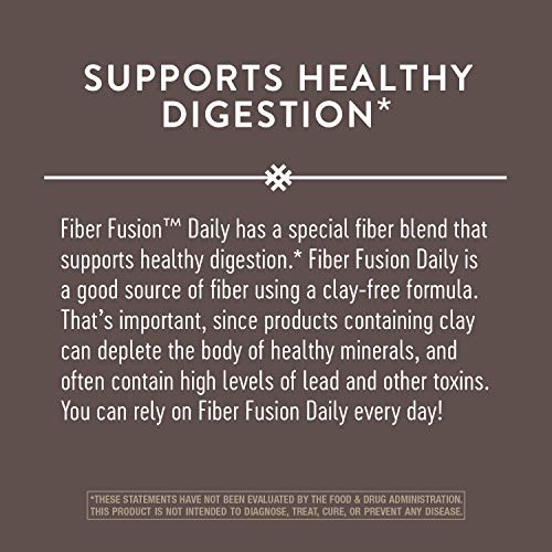 Nature's Way Fiber Fusion Daily Supplement, Digestive Support*, 150 Vegan Capsules