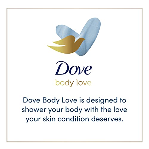 Dove Body Love Body Cleanser Body Wash 3 Count Dry-Cracked Skin Replenish Hypoallergenic for 24 Hour Nourishment & Instant Dryness Relief with Pro Ceramides Body Cleanser 17.5 FO