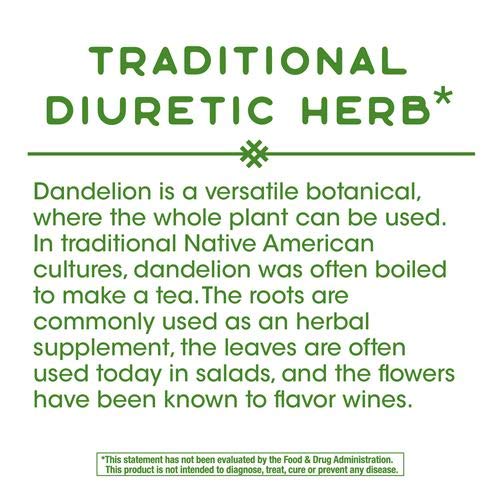 Nature's Way Dandelion Root, 1,575 mg, Non-GMO Project Verified, Gluten Free, Vegetarian, 100 Capsules, Pack of 2