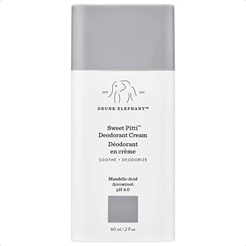 Drunk Elephant Sweet Pitti Deodorant Cream. Soothing and Moisturizing Underarm Deodorizing Cream (60 mL / 2 Fl Oz)