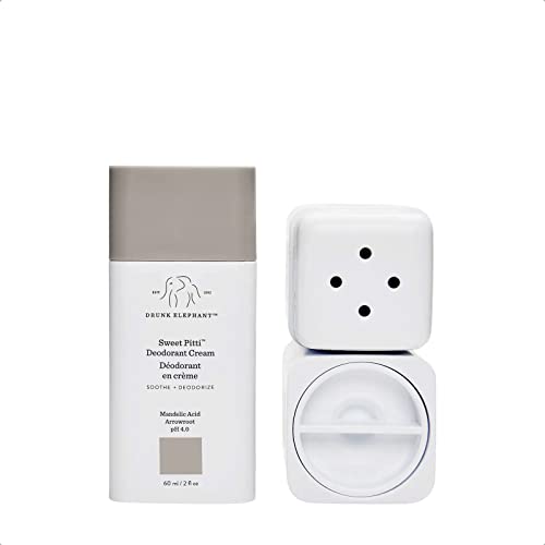 Drunk Elephant Sweet Pitti Deodorant Cream. Soothing and Moisturizing Underarm Deodorizing Cream (60 mL / 2 Fl Oz)