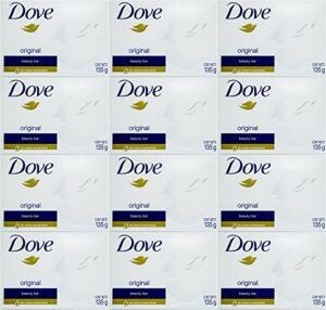 dove white cream bar 4.75 oz / 135 gr (pack of 12)