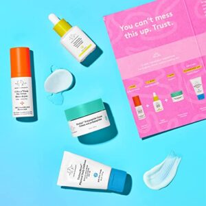 Drunk Elephant The Littles 6.0 Skin Care Set. Beste No.9, Virgin Marula Oil, T.L.C. Framboos Serum, Protini Cream, C-Firma Fresh Serum, Umbra Sheer Sunscreen