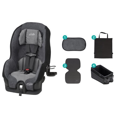 Evenflo Tribute LX Convertible Car Seat, Saturn with Car Seat Accessory Kit