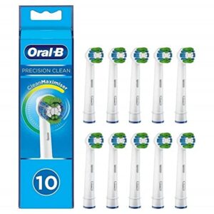 braun oral-b 4210201321699 precision clean toothbrush heads with cleanmaximiser bristles for optimal cleaning pack of 10