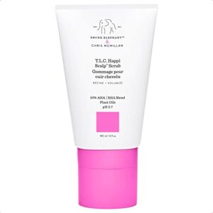 drunk elephant t.l.c. happi scalp scrub. exfoliating and revitalizing scrub for hair and scalp (180 ml / 6 fl oz)