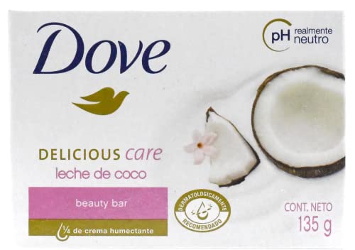 Dove, Beauty Bar Soap Variety Pack of 12, Go Fresh, Shea Butter, Coconut Milk, White - 135g