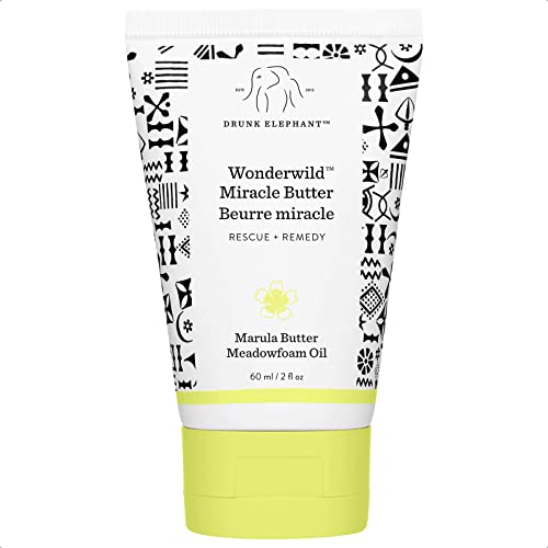 Drunk Elephant Wonderwild Miracle Butter Face and Body Salve - Nourishing Dry Skin, Sunburn Healing Cream (60 mL / 2 Fl Oz)