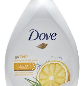 Dove Go Fresh Energize Body Wash, Grapefruit and Lemongrass Scent, 33.8 Ounce (1 Liter) International Version