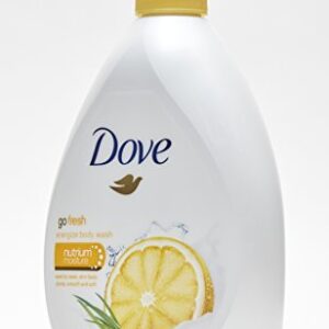 Dove Go Fresh Energize Body Wash, Grapefruit and Lemongrass Scent, 33.8 Ounce (1 Liter) International Version