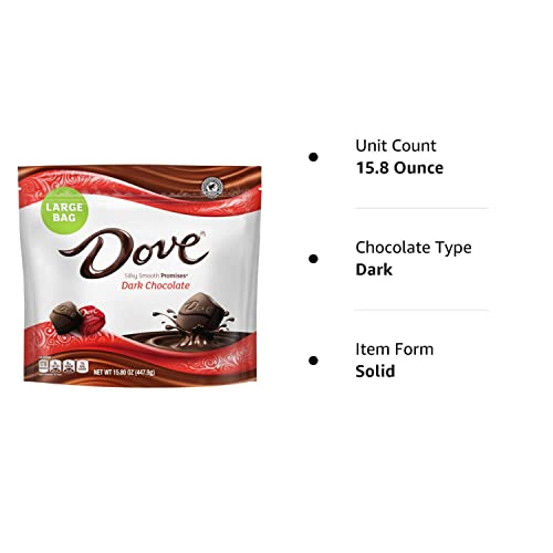 Dove Promises Dark Chocolate Candy Bag, 15.8 Oz