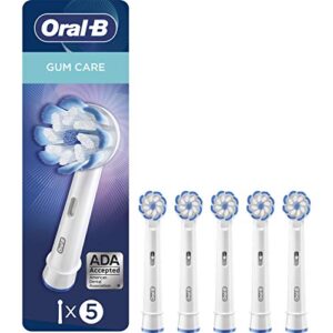 oral-b pro gumcare electric toothbrush replacement brush heads, 5 count