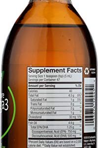 Nature’s Way Ultra Pure Omega3 Liquid Fish Oil Supplement, Grapefruit Tangerine Flavor, 8 Fl Oz