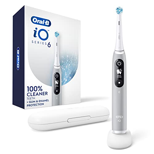 Oral-B iO Series 6 Electric Toothbrush with (1) Brush Head, Gray Opal