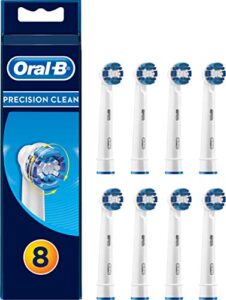 oral-b precision clean toothbrush heads pack of 8 replacement refills for electric rechargeable toothbrush