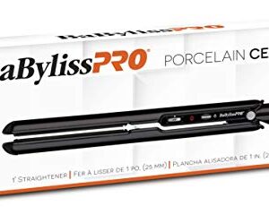 BabylissPRO Porcelain Ceramic 1" Straightening Iron