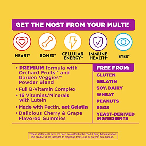 Nature's Way Alive! Women's 50+ Premium Gummy Multivitamin, Full B Vitamin Complex, 75 Gummies