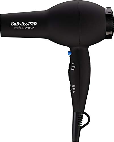 BaBylissPRO Hair Dryer, Ceramix Xtreme 2000-Watt Blow Dryer, Hair Styling Tools & Appliances, BX2000