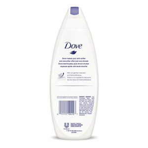 Dove Body Wash With Skin Natural Nourishers for Instantly Soft Skin and Lasting Nourishment Deep Moisture Sulfate Free 22 oz, 4 Count